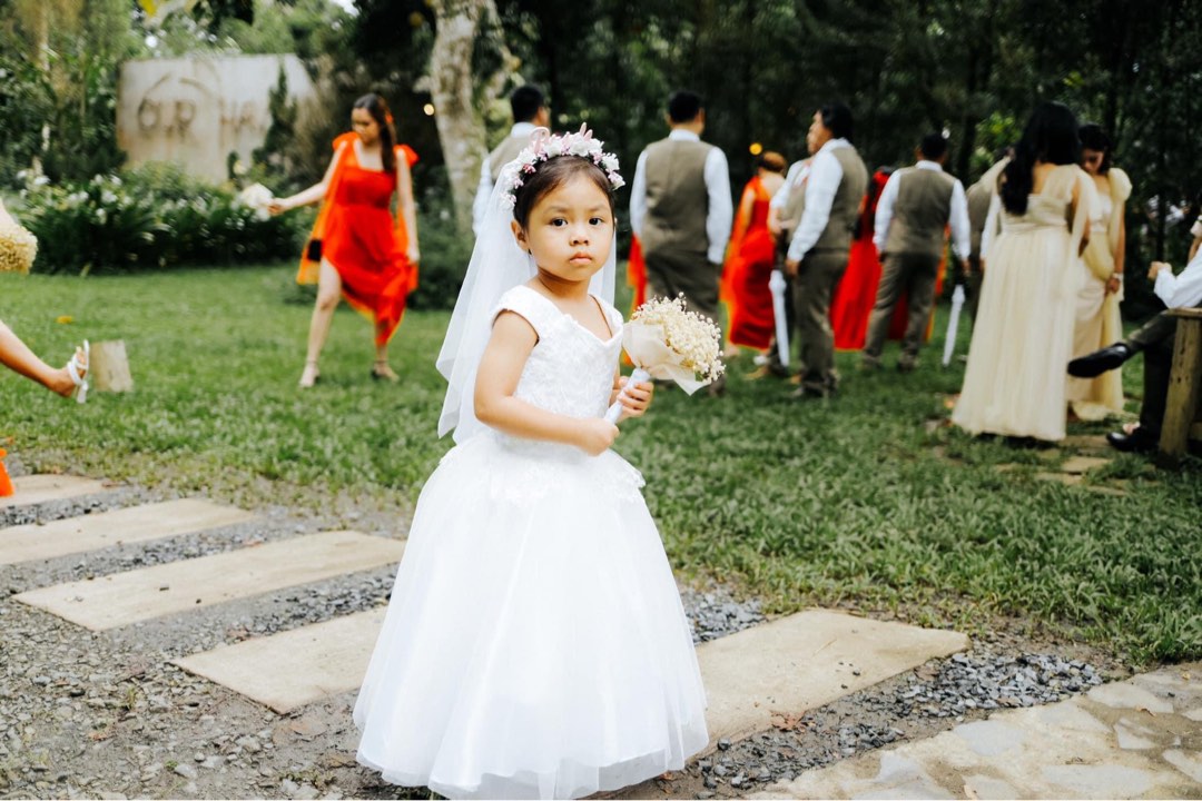 Little Bride gown, Women's Fashion, Dresses & Sets, Evening dresses ...