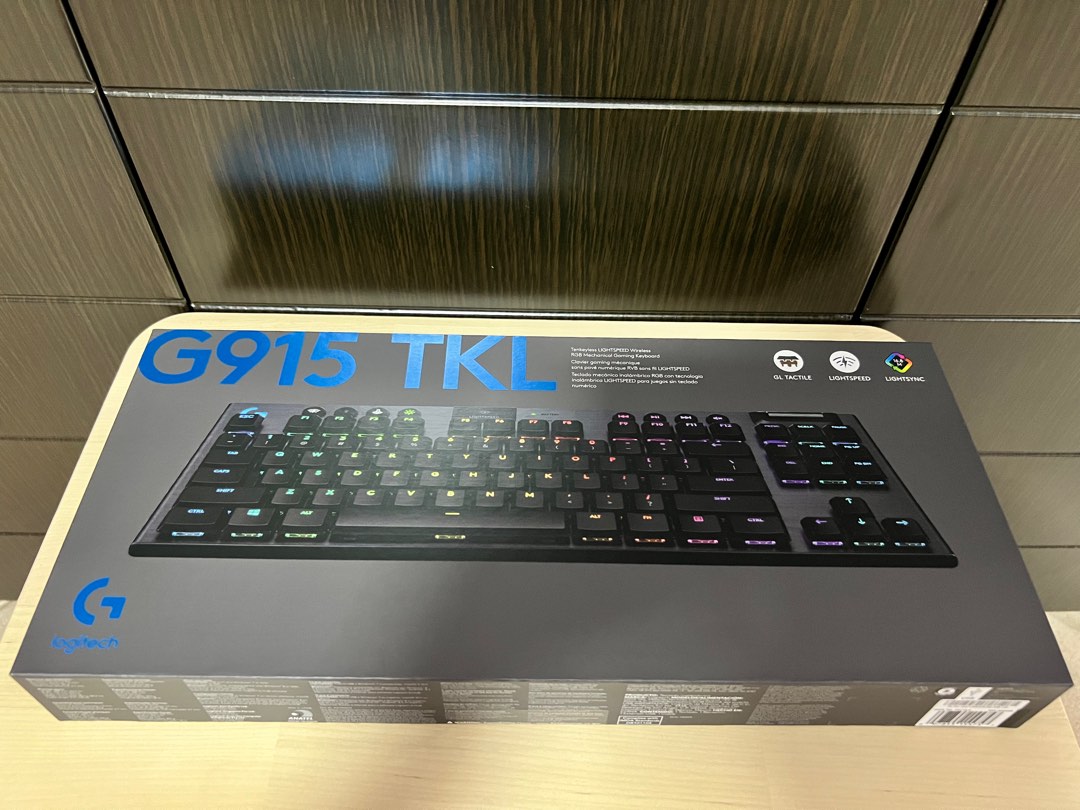 Logitech G915 TKL Tenkeyless LIGHTSPEED Wireless RGB Mechanical Gaming ...