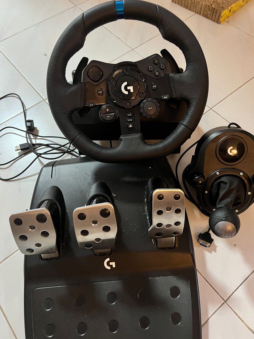 Logitech g923 racing wheel, Video Gaming, Gaming Accessories ...