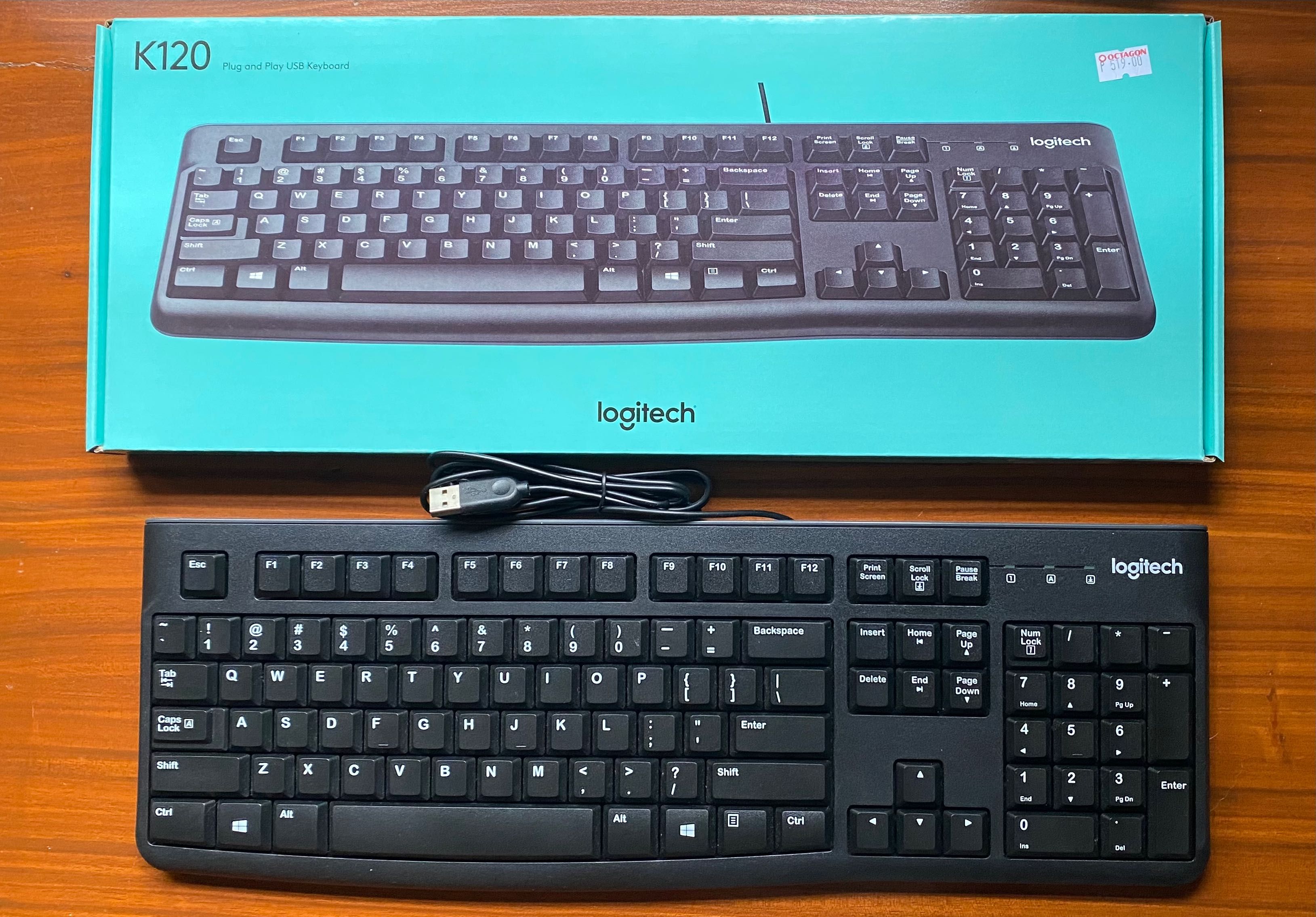 Logitech K120 Plug And Play Usb Keyboard Computers And Tech Parts And Accessories Computer