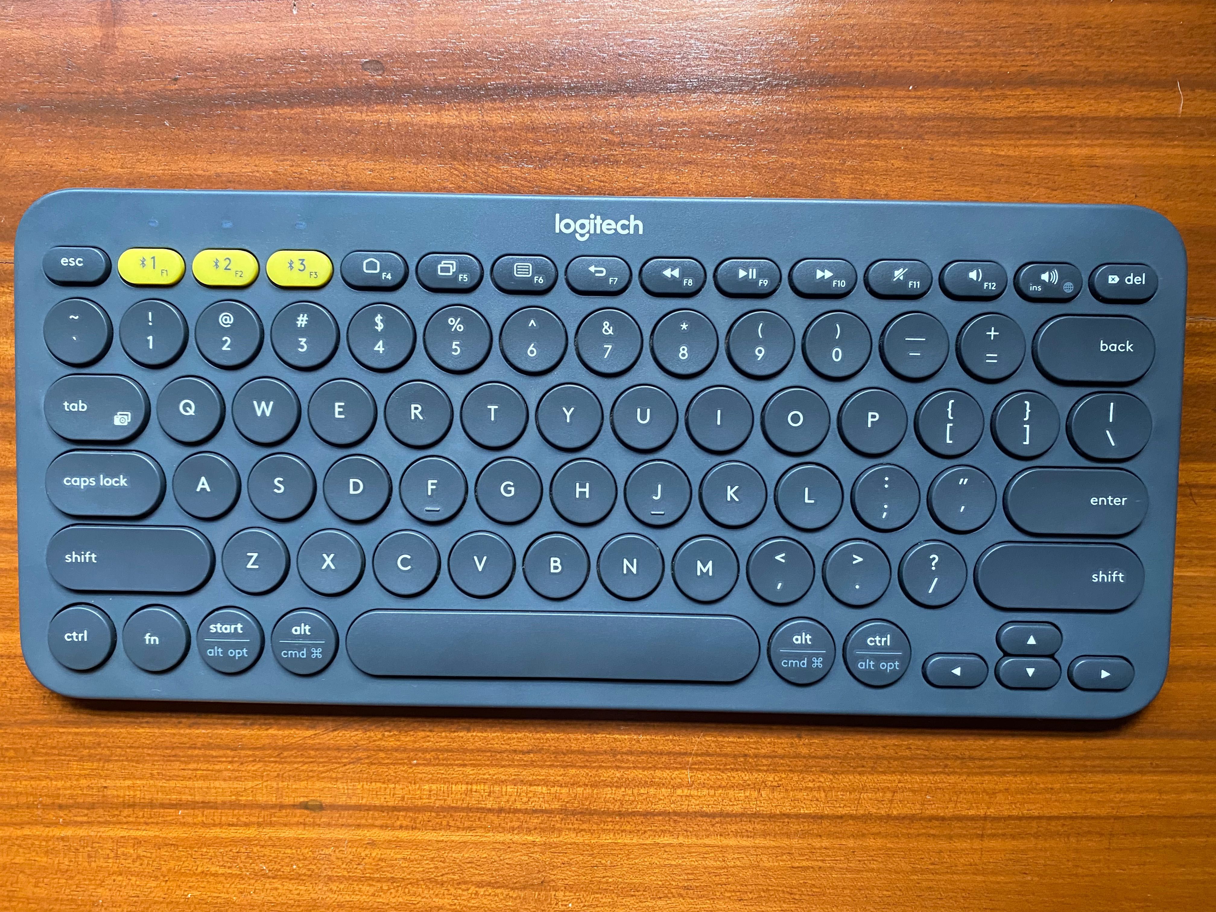 Logitech K380 Wireless Multi Device Bluetooth Keyboard Computers And Tech Parts And Accessories