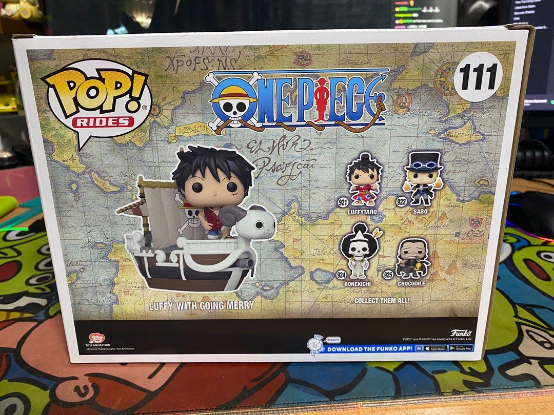 Luffy with going merry Funko Pop! - Broken Flag - One Piece, Hobbies ...