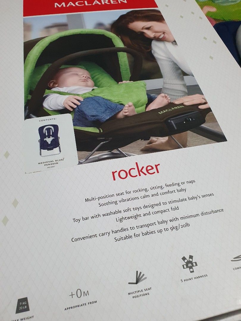 Maclaren Rocker, Babies & Kids, Baby Nursery & Kids Furniture, Kids ...