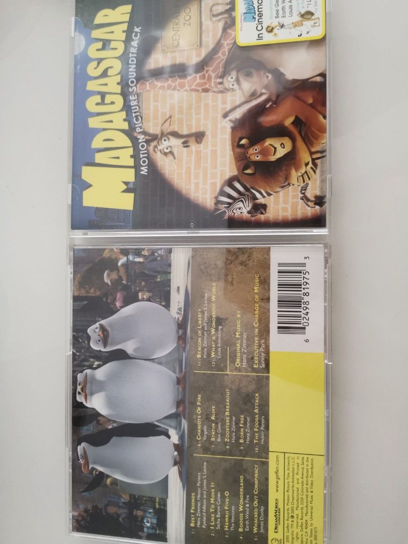 Madagascar CD, Hobbies & Toys, Music & Media, CDs & DVDs on Carousell