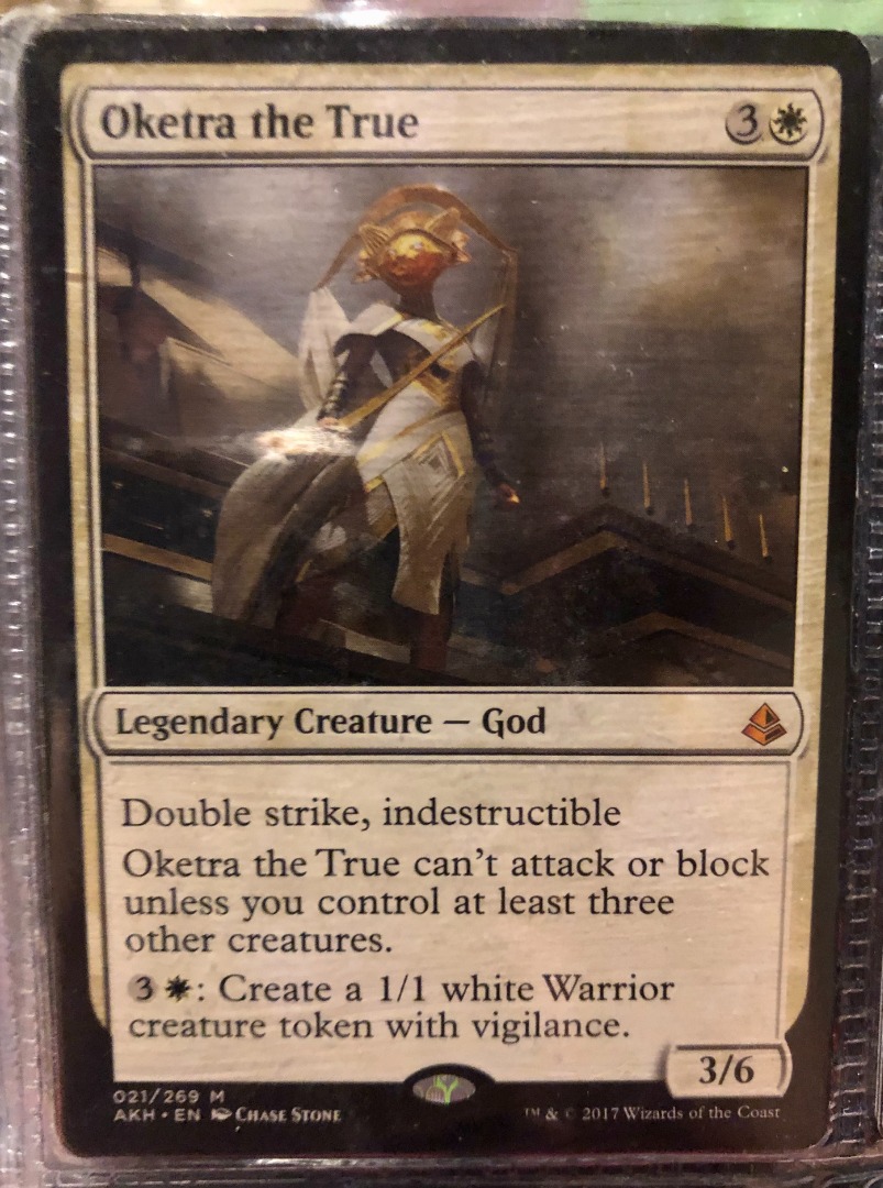 Magic The Gathering - Oketra The True, Hobbies & Toys, Toys & Games on ...