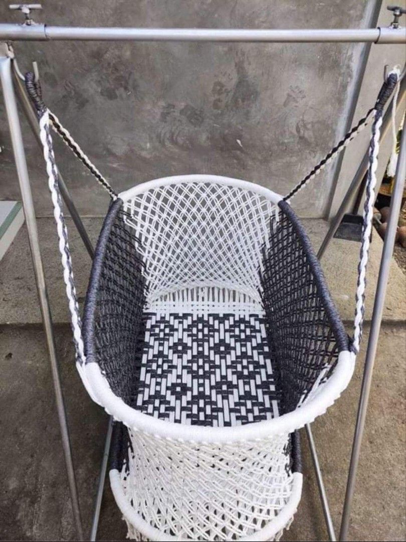 Masinsin X-Large Duyan with Metal stand, Babies & Kids, Baby Nursery ...