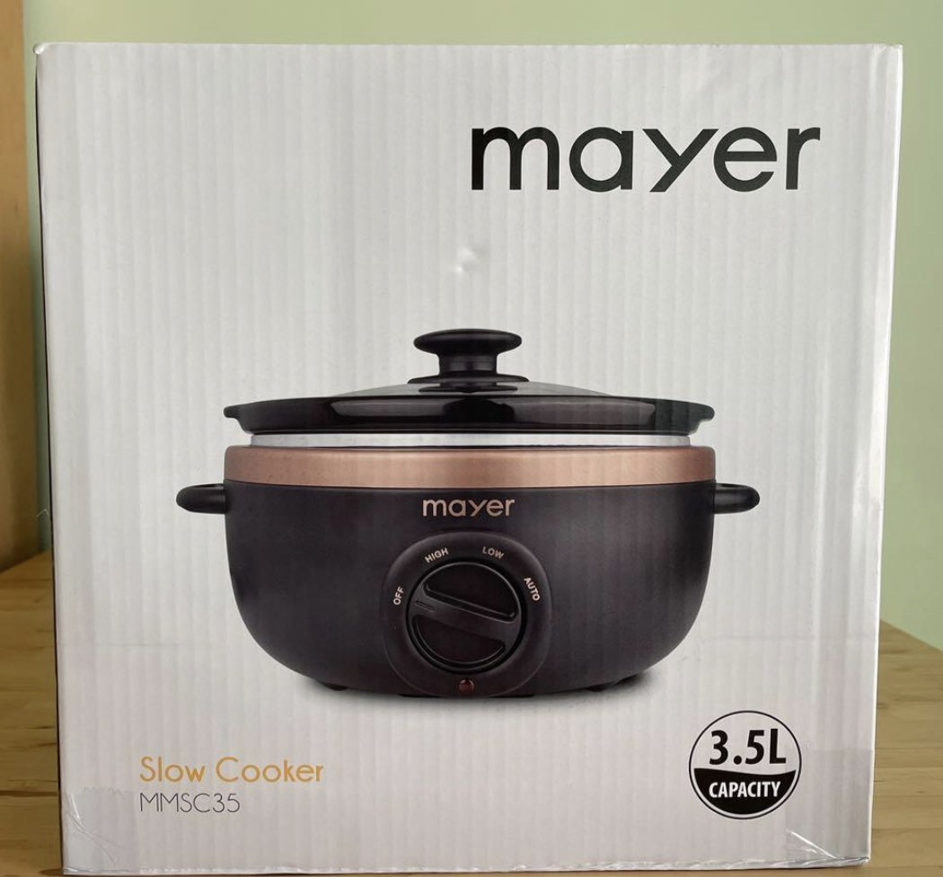 Mayer 3.5 lit slow cooker, TV & Home Appliances, Kitchen Appliances ...