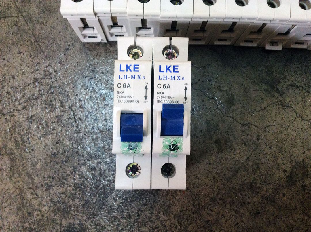 MCB Miniature Circuit Breaker LKE Distribution Box DB 20A LH-MX6 C20 ...