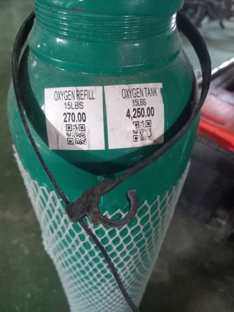 Medical Oxygen Tank 15lbs, Health & Nutrition, Assistive & Rehabilatory ...