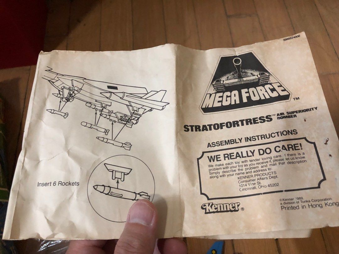 Mega Force - Stratofortress and Backlash, Hobbies & Toys, Toys & Games ...