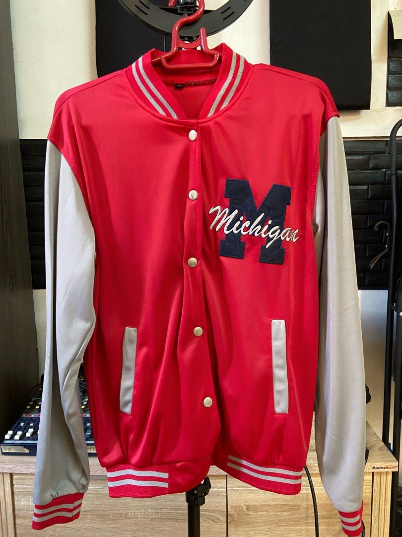 Michigan Varsity Jacket, Men's Fashion, Coats, Jackets and Outerwear on ...