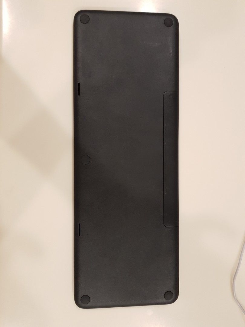 Microsoft All-in-One Media Keyboard and Apple Wired Keyboard A1243 ...