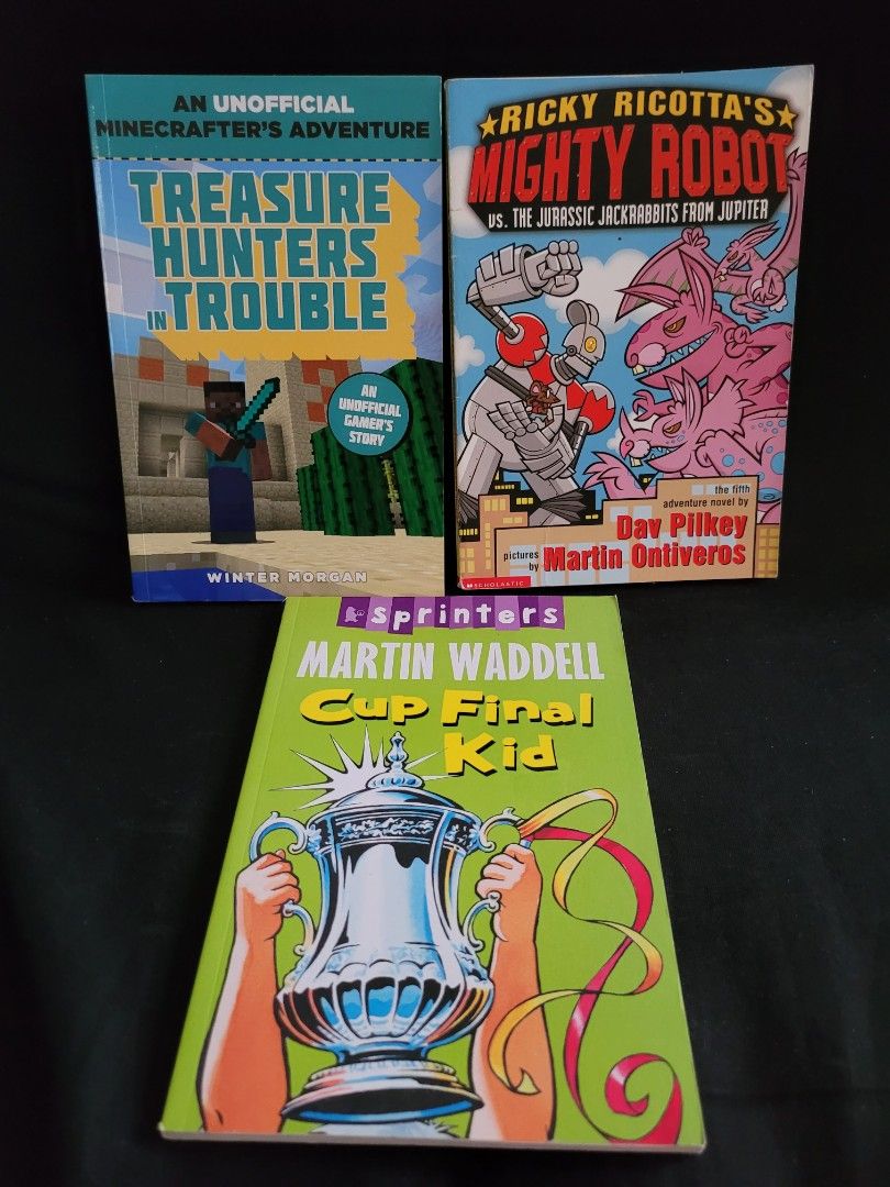 Minecraft Ricky Ricottas Martin Waddell books set, Hobbies & Toys ...
