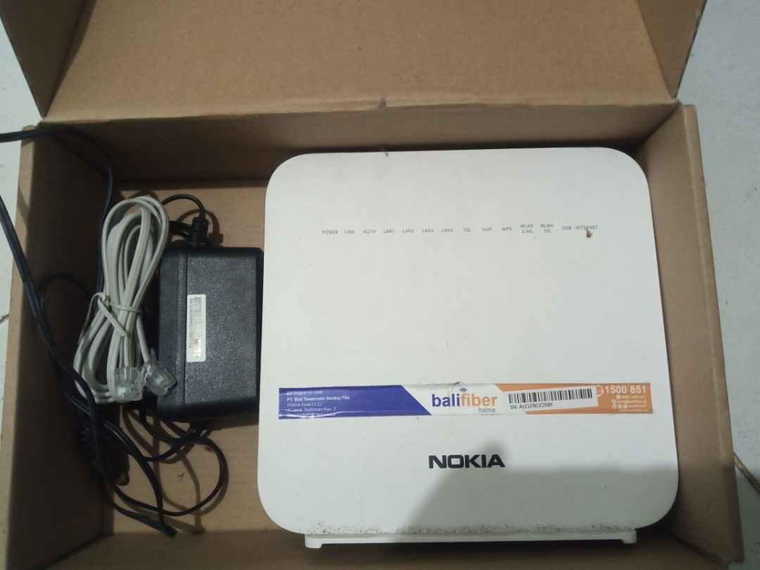 Modem Wifi Router NOKIA G-140W-H, Elektronik, Lainnya di Carousell