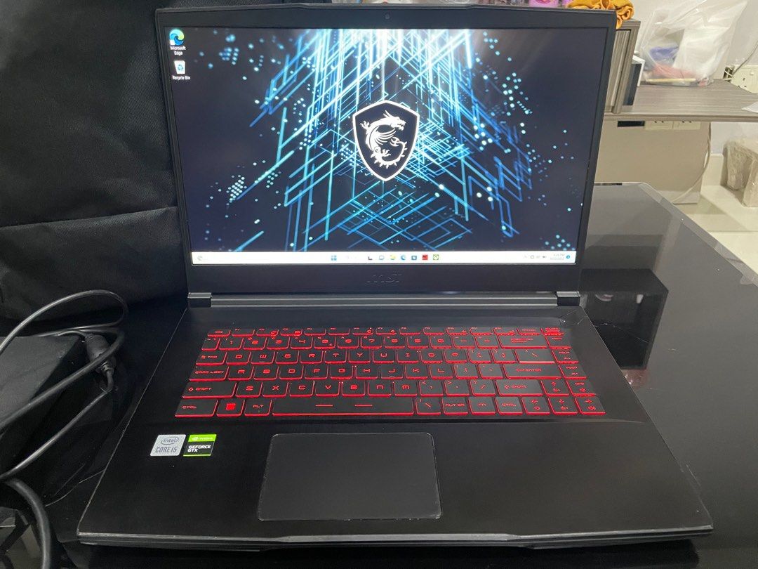 Msi GF63 Gen 10th 2021 Gaming Laptop Core i5 Ram8 256GB NVME SSD + 1TB ...