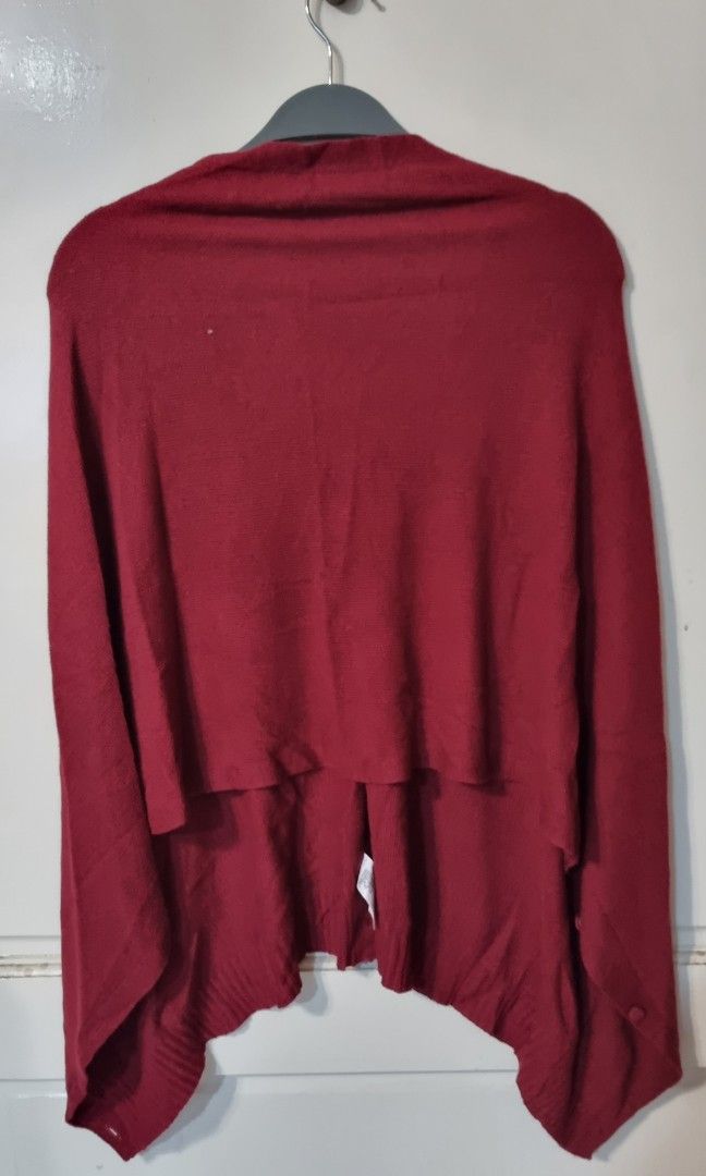 Muji poncho style topper, Women's Fashion, Coats, Jackets and Outerwear ...