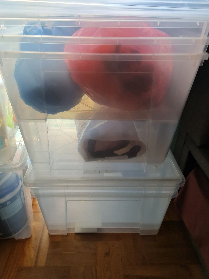 Multiple Ikea SAMLA boxes in perfect condition, Furniture & Home Living ...