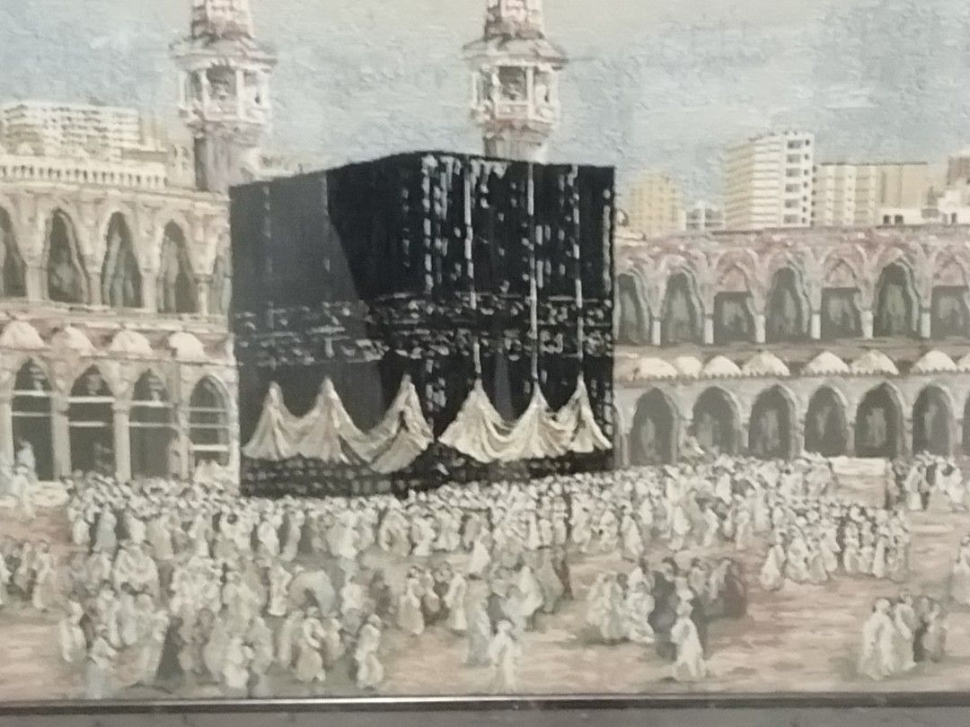 Muslim kabaah art frame handy craff, Everything Else on Carousell