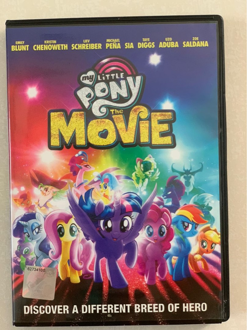 My Little Pony The Movie DVD, Hobbies & Toys, Music & Media, CDs & DVDs ...