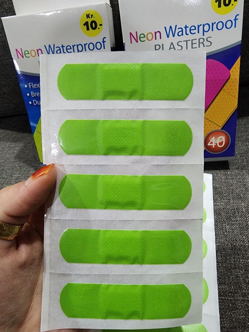 Neon Waterproof Plaster, Health & Nutrition, Medical Supplies & Tools ...