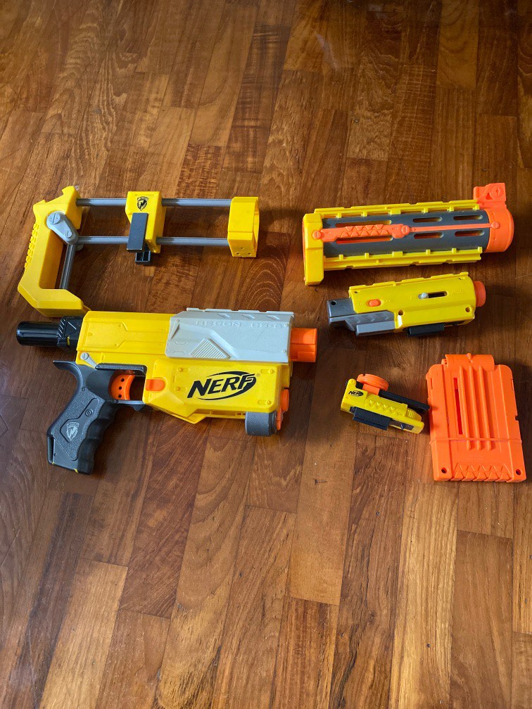 nerf recon cs-6 and retaliator, Hobbies & Toys, Toys & Games on Carousell