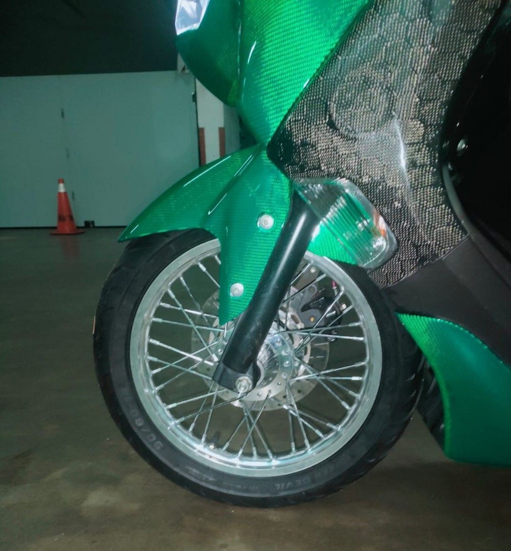 NMAX V2 Spoke Rim 14" PLUG N PLAY only ( tyres included ), Motorcycles ...