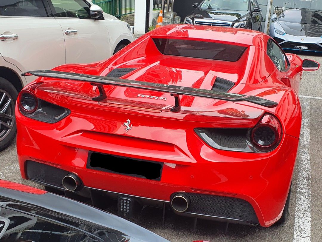 NOVITEC WING FOR FERRARI 488, Car Accessories, Accessories on Carousell