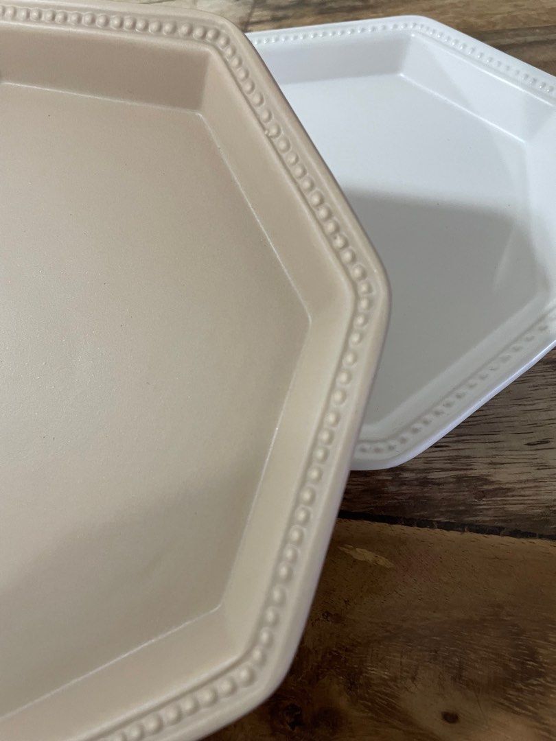 Octagon plates, Furniture & Home Living, Kitchenware & Tableware ...