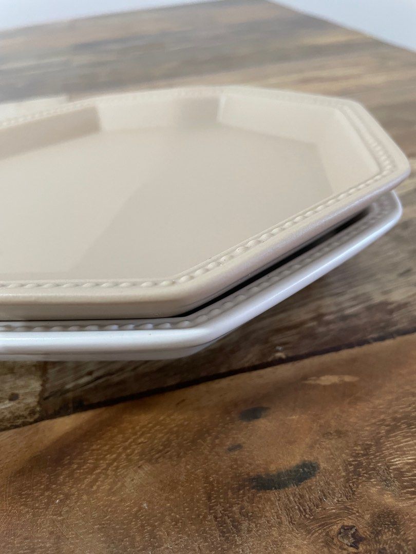 Octagon plates, Furniture & Home Living, Kitchenware & Tableware ...