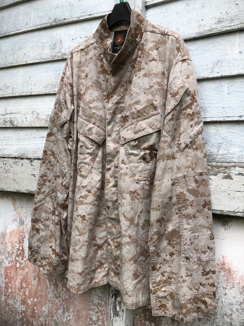 Official US Navy Field Jacket Digital Camo Desert, Men's Fashion, Coats ...