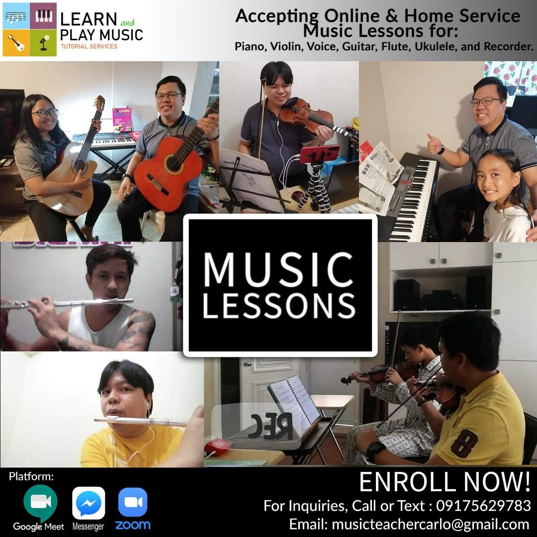 ONLINE & HOME SERVICES MUSIC LESSON FOR KIDS & ADULTS, Hobbies & Toys, Music & Media, Musical ...
