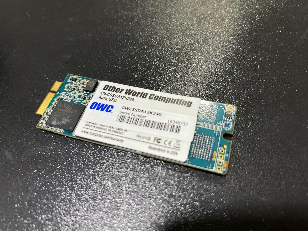 OWC M2 SSD with casing, Computers & Tech, Parts & Accessories, Hard ...