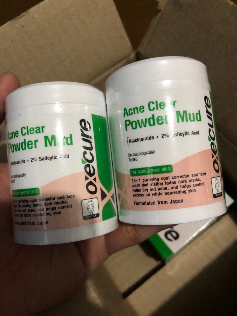 Oxecure Acne Clear Power Mud 50g, Beauty & Personal Care, Face, Face ...