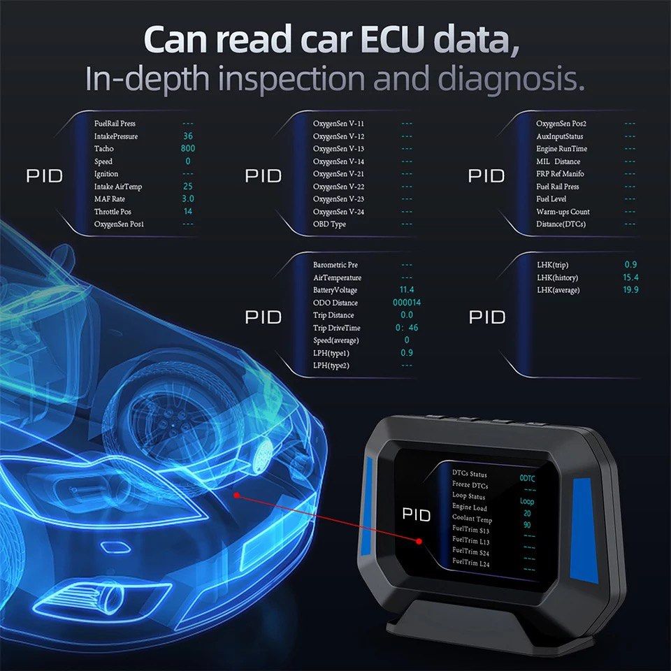 DFx P21 OBD Car Display, Car Accessories, Accessories on Carousell