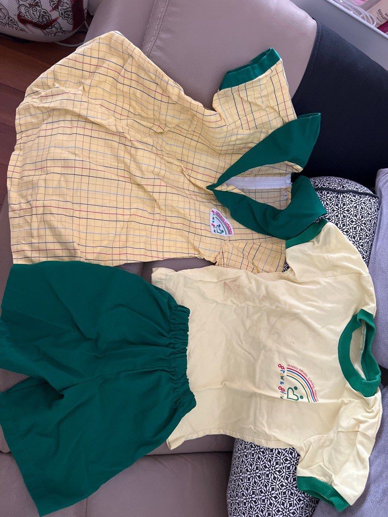 PCS uniforms - 3 sets, Babies & Kids, Babies & Kids Fashion on Carousell