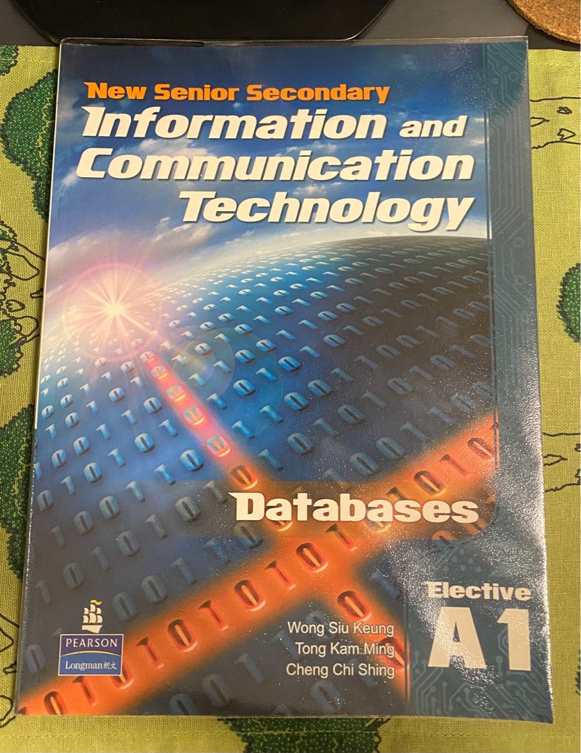 Pearson NSS ICT Elective A (Database數據庫)書, 興趣及遊戲, 書本 & 文具, 教科書 - Carousell