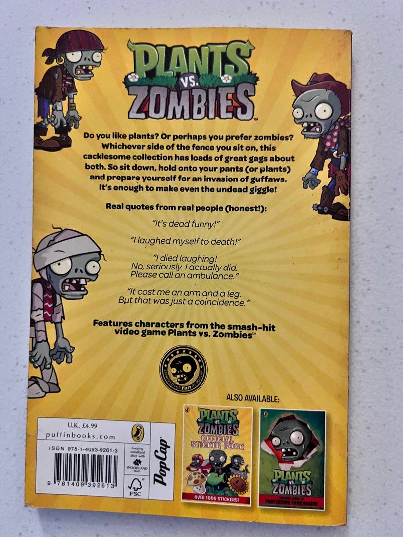 Plants Vs Zombies books, Hobbies & Toys, Books & Magazines, Children's ...