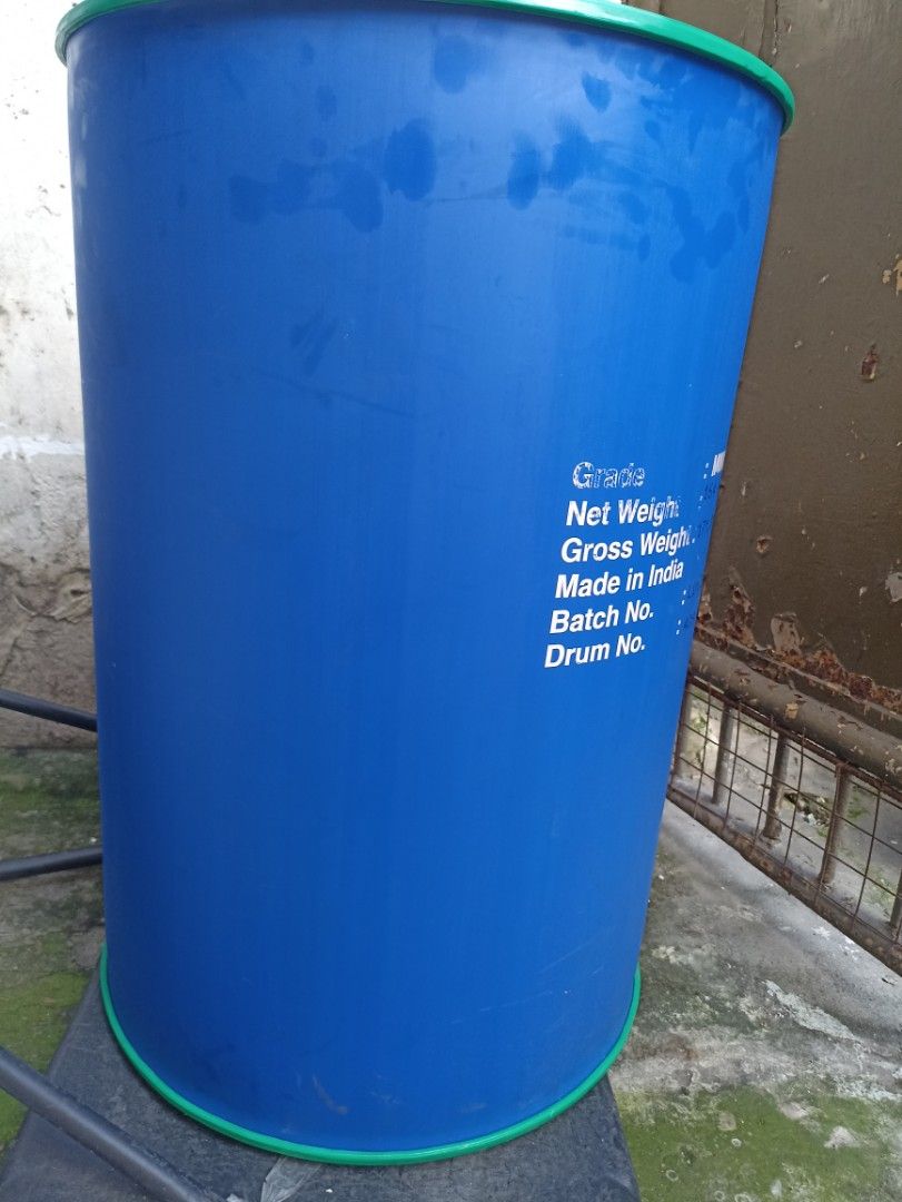 Plastic Blue Drum, Furniture & Home Living, Home Improvement ...