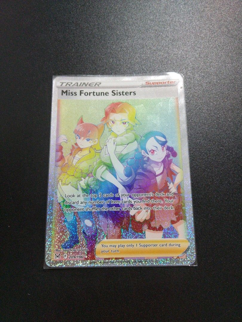 Pokemon TCG Miss Fortune Sisters Full Art Trainer Hyper Rare - SS11 ...