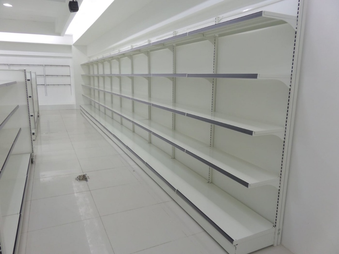 Polycarbonate Backing Mini Mart Gondola Shelves, Furniture & Home ...