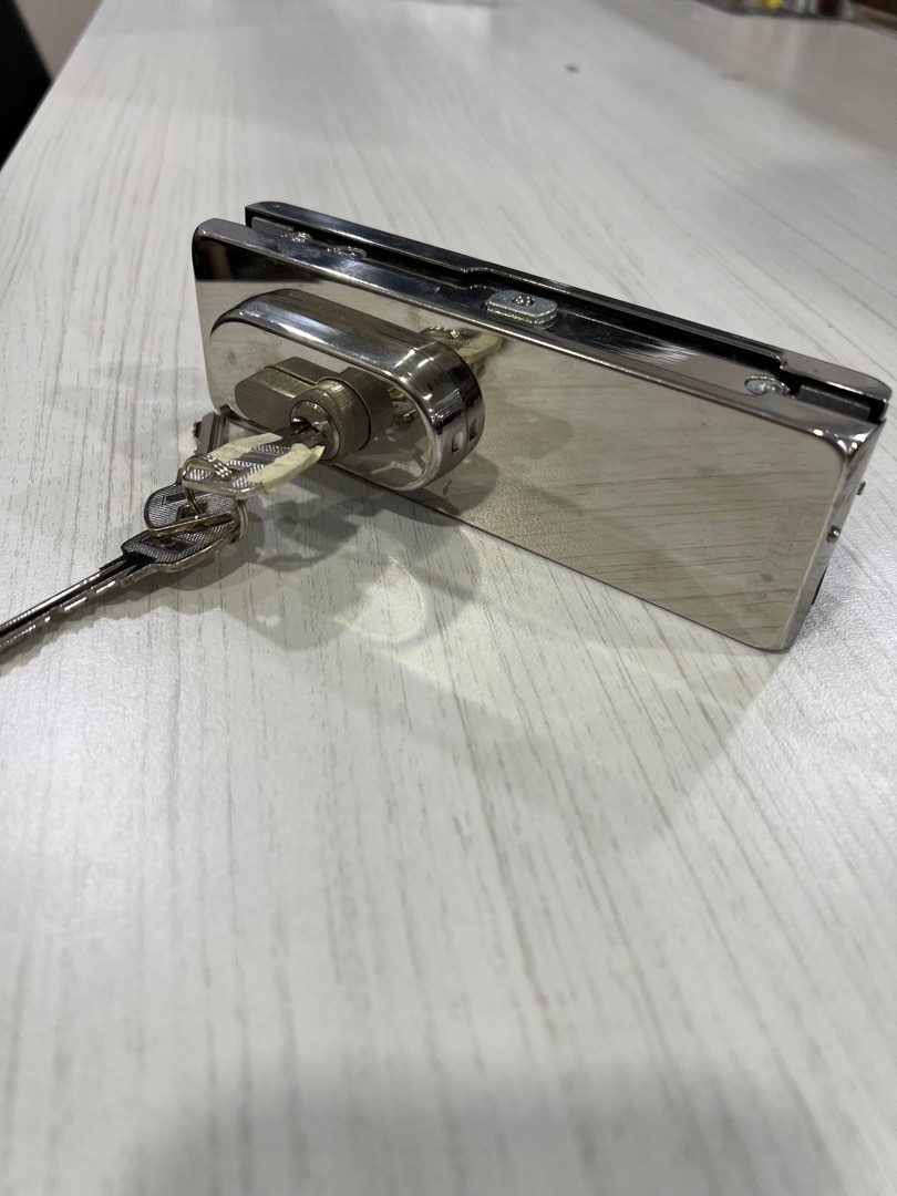 PRIMA GLASS DOOR LOCK, Furniture & Home Living, Security & Locks, Locks ...