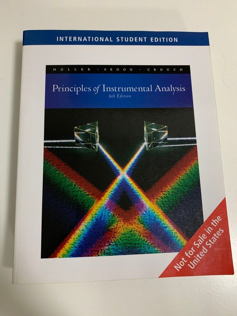 Principles of Instrumental Analysis 6th Edition, Hobbies & Toys, Books ...