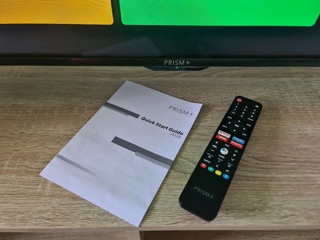 Prism+ 55 Q55QE Prism Android TV Smart with BOX 55 inch 4k Ultra HD ...