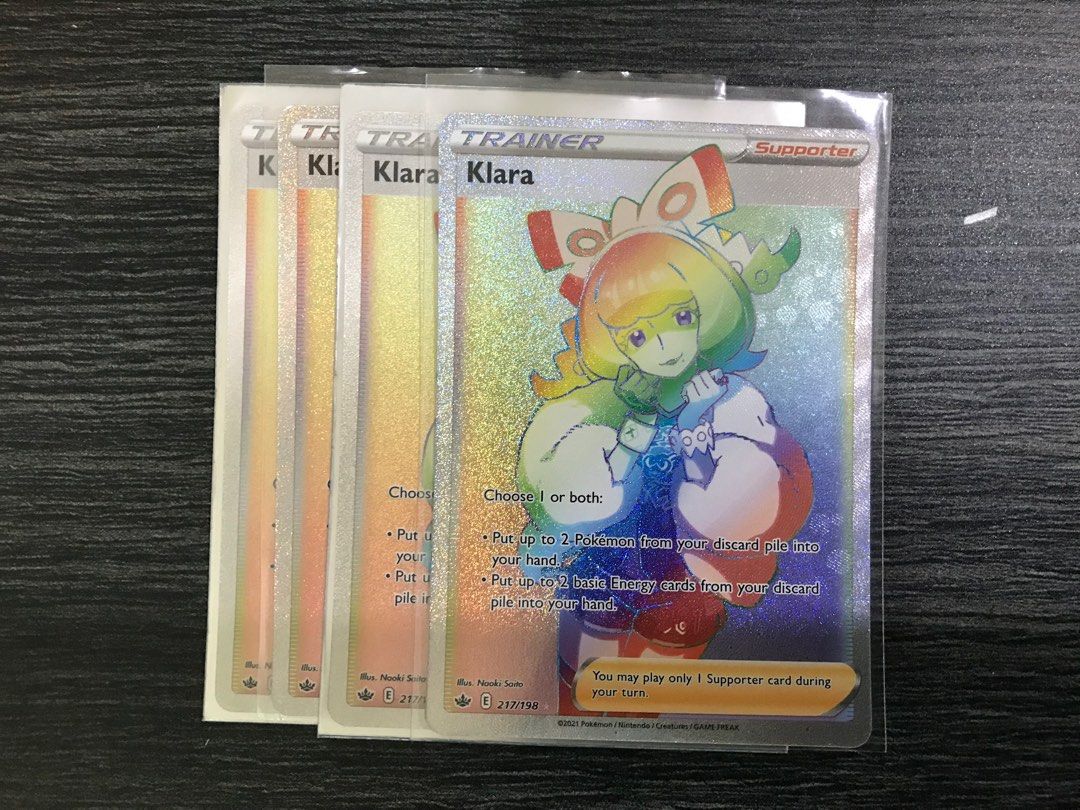 PTCG Pokemon Card Klara Hyper Rare, Hobbies & Toys, Toys & Games on Carousell