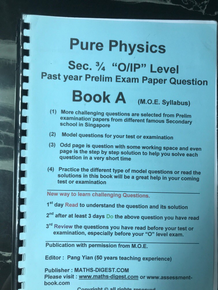 pure physics pang yian book, Hobbies & Toys, Books & Magazines ...
