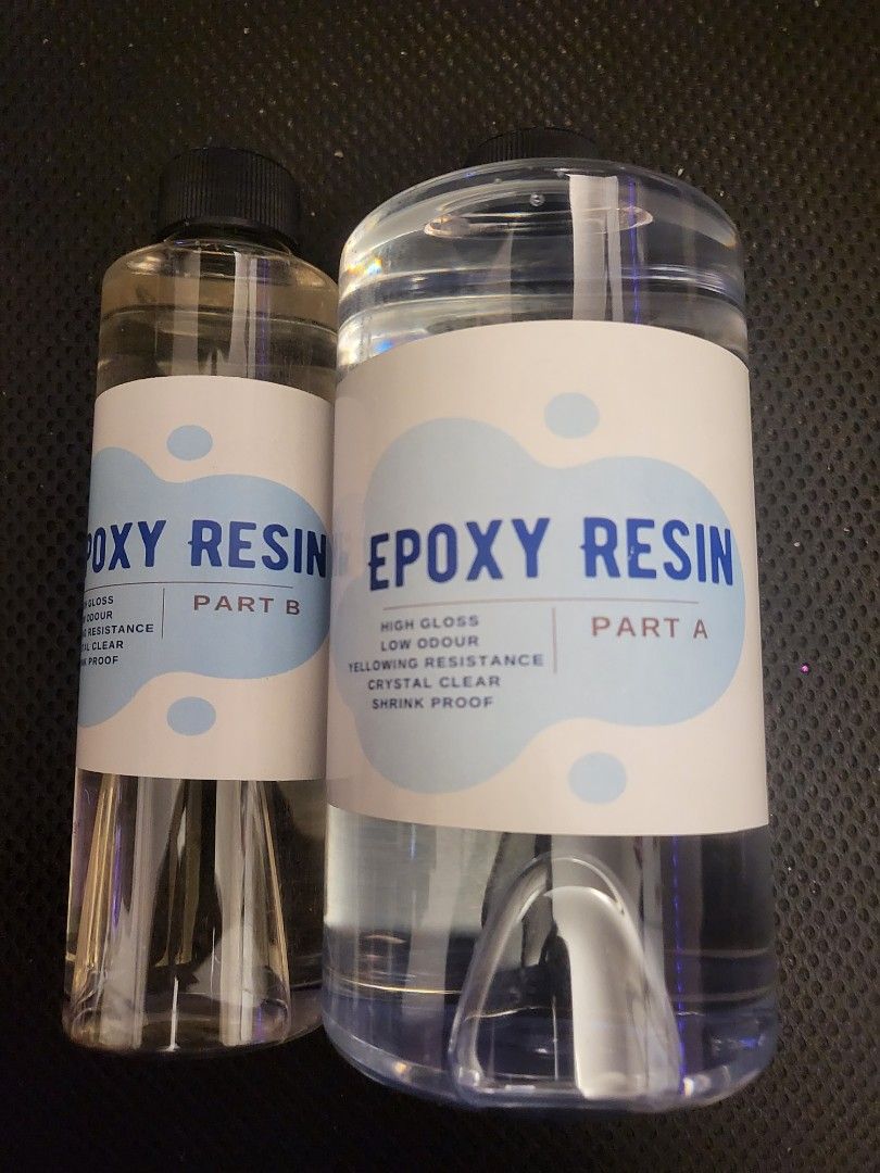 Resin, part A and B, Hobbies & Toys, Stationery & Craft, Craft Supplies ...