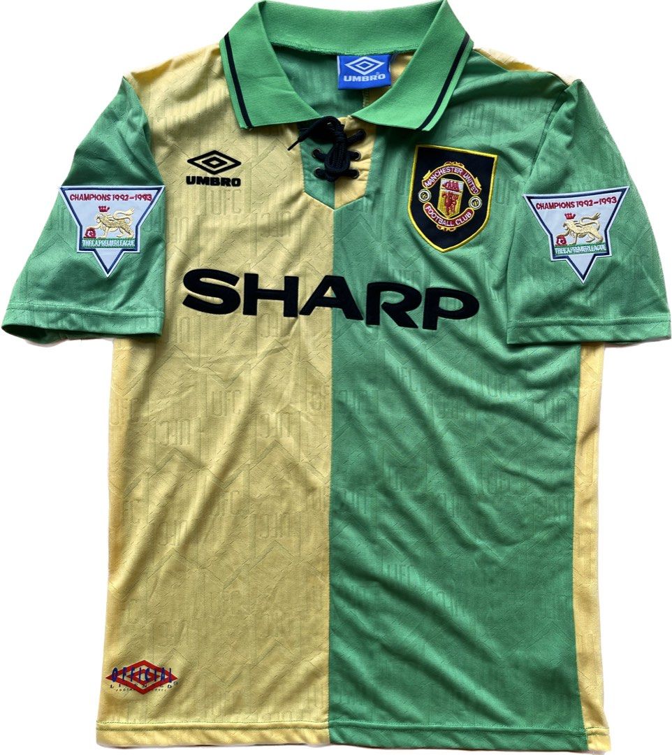 Retro Umbro Man Utd Jersey Cantona, Men's Fashion, Tops & Sets, Tshirts ...
