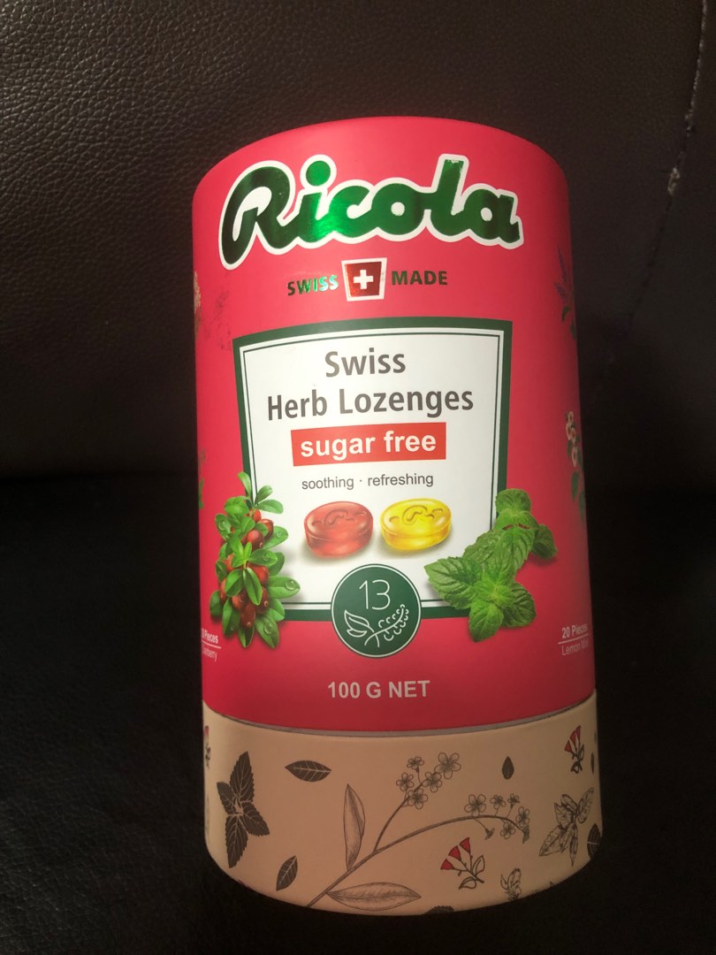 Ricola Swiss Herb Lozenges, Food & Drinks, Local Eats on Carousell