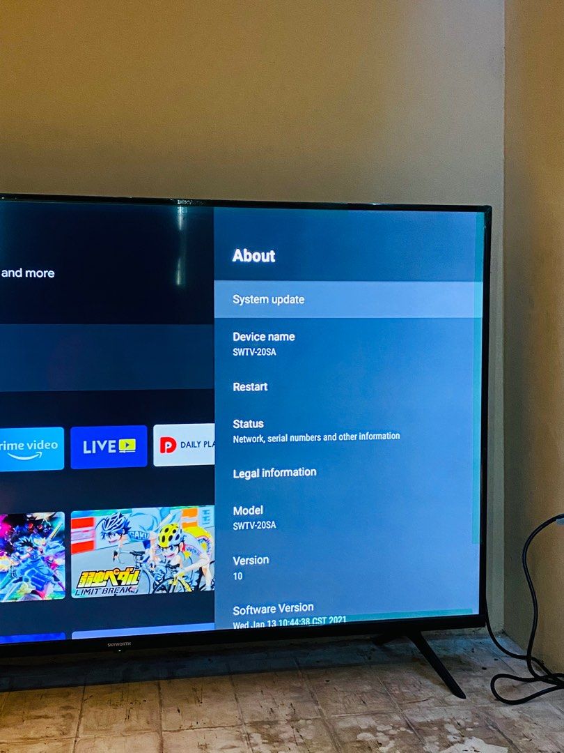 Rush! Skyworth 70 inches android TV, TV & Home Appliances, TV & Entertainment, TV on Carousell