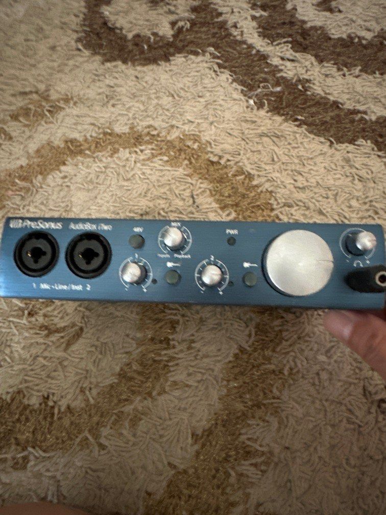 Samson Condenser mic with Presonus Audiobox audio interface , Hobbies ...